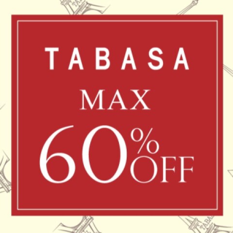 8/8～8/18 MAX60％OFF | TABASA | 松坂屋高槻店公式 SHOP BLOG